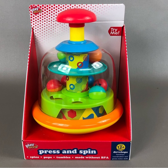 Play Right | Toys | Sold Play Right Spinning Popping Pal | Poshmark